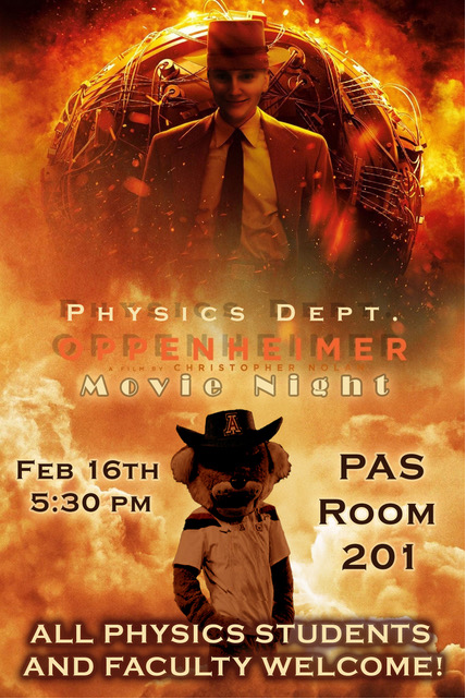 Physics Department Movie Night | UA Science | Physics